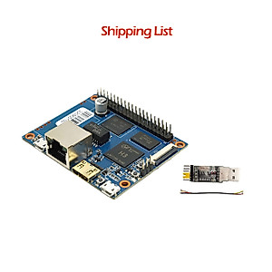 Banana Pi BPI-P2 Zero Allwinner H3 Quad-core Single Board Computer Onboard 100M LAN Ethernet Port Support Android Linux for IOT and Smart Home Gateway