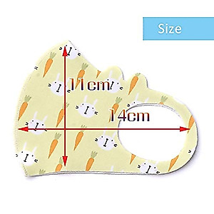 Kids Children Animals Cartoon Face Mask, Washable Face Shield Cover, Anti-Dust, Reusable 5Pcs