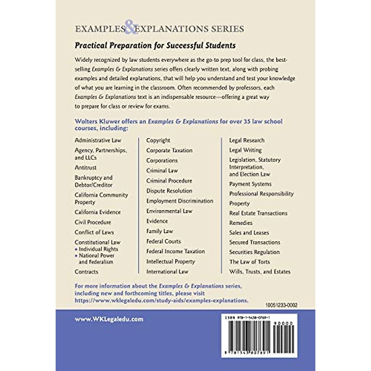 Examples & Explanations for The Law of Torts (Examples & Explanations Series)