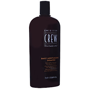 American Crew Men's Shampoo, Moisturizing Shampoo for Oily Hair, 33.8 Fl Oz
