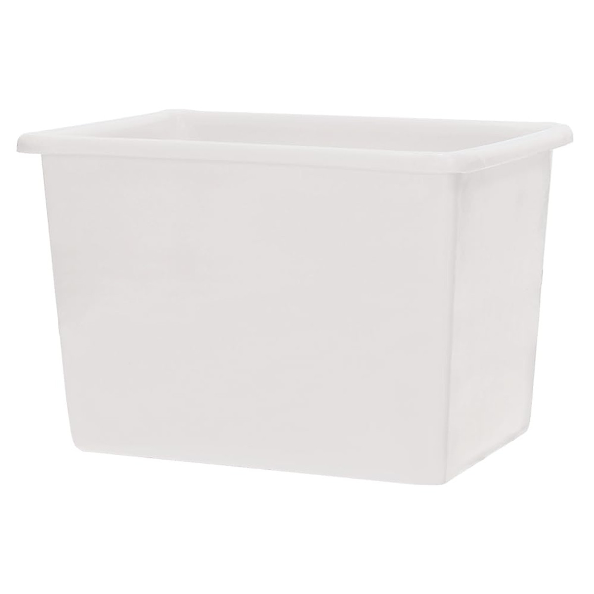 Winholt TUB-8L-WH 8 Bushel Bulk Goods Tub, 90 Gallon, 500 lb Capacity, White Polyethylene, NSF Certified, Durable Storage for Food Service, Restaurants, and Commercial Use