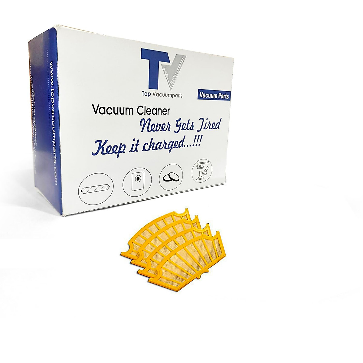 Replacement Parts For Accessories Filters Compatible with iRobot Roomba 500, 600 Series 3 Filters # Compare to Part 32-2309-06, FI-89, RBR-1801