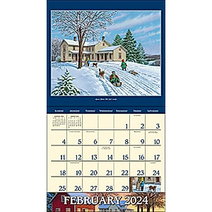 John Sloane's Country Seasons 2024 Deluxe Wall Calendar