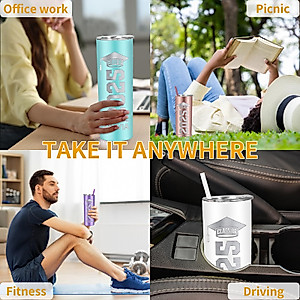 Personalized Graduation Gifts for Her Him, Custom Graduation Tumblers with Name,Class of 2025 Bulk Graduation Gifts,High School College Graduation Gift for Women Men Girls,Customized Graduation Cup