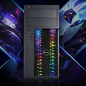Dell Gaming Precision 3620 Tower Desktop PC, Intel Quad Core I5-6500 up to 3.6GHz, GeForce RTX 2060 Super 8G GDDR6, 32G DDR4, 256G SSD+3T, RGB Keybaord & Mouse, DVD, WiFi, BT, Win10P64 (Renewed)