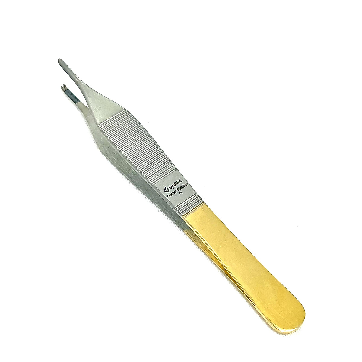 German Premium Tc Adson Tissue Forceps Toothed 1X2 4.75" Adson Kocher Configuration Veterinary Cynamed