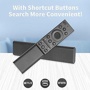BN59-01357F TM2180E RMCSPA1RP1 Voice Remote Control Compatible with Samsung Smart The Frame QLED 4K 8K Smart TV QLED Series Q70A Q60A Q80A QN85A Replacement with Netflix PrimeVideo WWW with Batteries