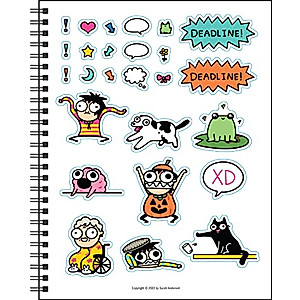 Sarah's Scribbles 16-Month 2022-2023 Weekly/Monthly Planner Calendar: Get It Together!