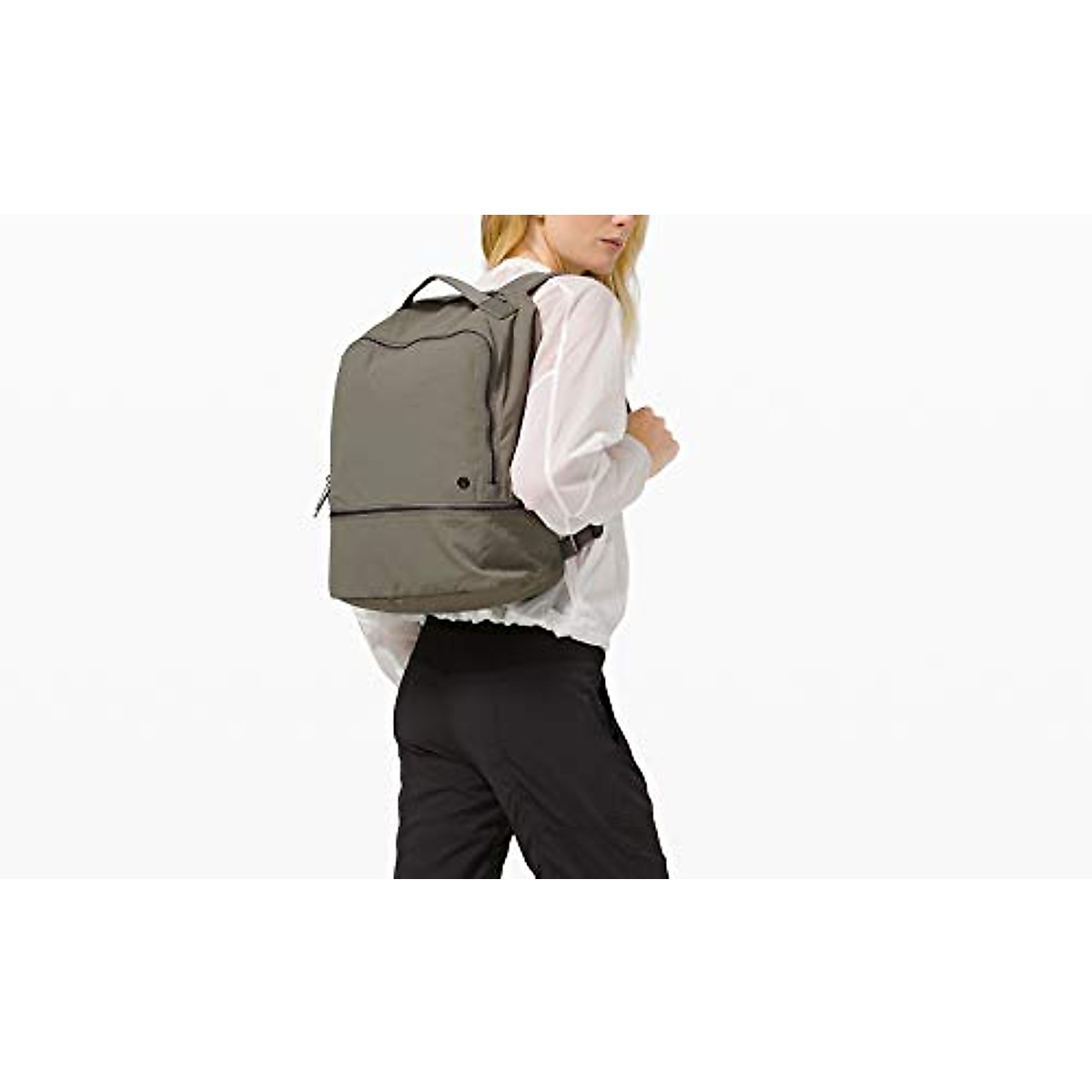 Lululemon Athletica City Adventurer Backpack (Grey Sage), Medium