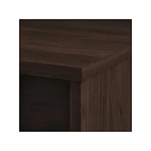 Bush Business Furniture Studio C 60-inch W L Shaped Desk with 42-inch W Return Bundle, Black Walnut (STC050BW)