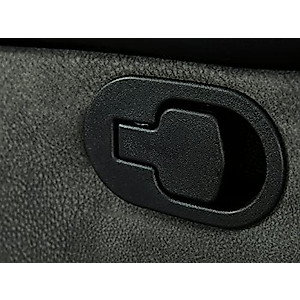 Signature Design by Ashley Woodsway Modern Faux Leather Tufted Reclining Sofa, Gray & Black