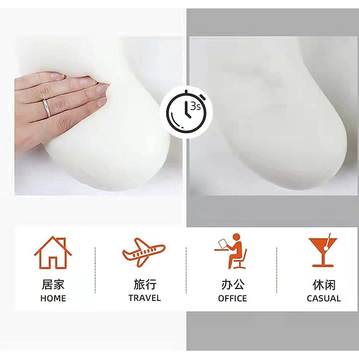 HomiTunky Kids Travel Neck Pillow,360?Unicorn Memory Foam Pillow for Travelling,U-Shaped Airplane Car Flight Head Support Animal with Washable Cover Adults Toddler,Gifts Children,Boys,Girls Pink