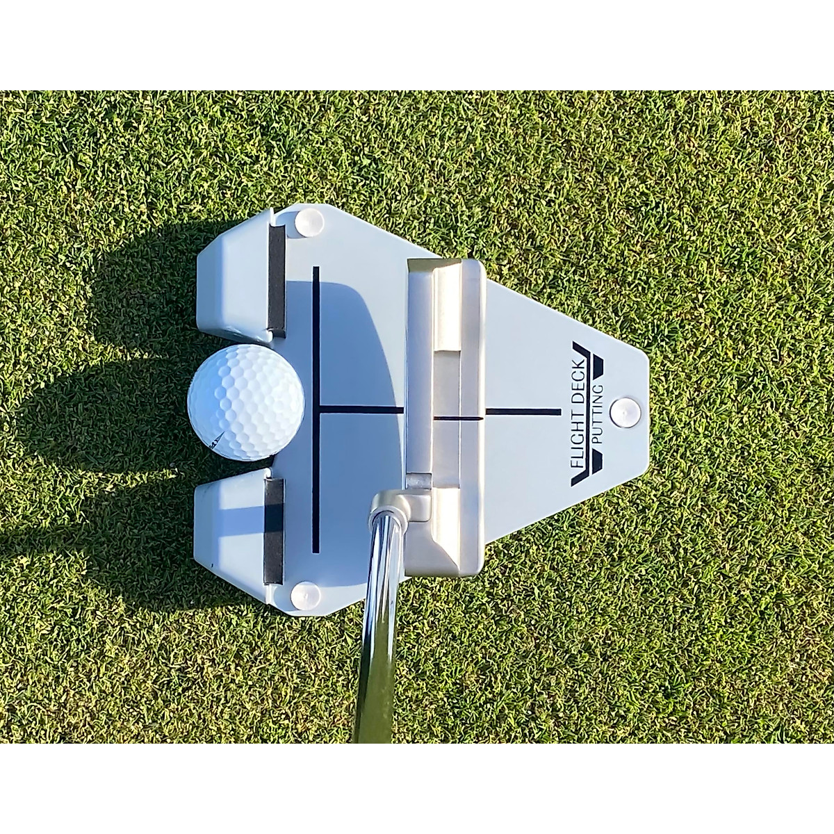 FLIGHT DECK Tour - Outdoor Use - Golf Putting Training Aid - Develop Solid & Square Impact - Original Tour Model - Trains Alignment & Perfect Impact Position - USA-made - Designed by PGA Coach