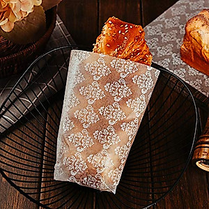 Wax Paper Food Colored Candy Wax Baking Greaseproof Wrapping Paper 100 pcs for Christmas 9.84 x 13.77 inches