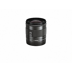 Canon EF-M 11-22mm f/4-5.6 STM Lens, Black - 7568B002