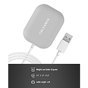 Galvanox Airpods Pro Charger - Wireless Charging Station for Apple Airpod Pro (Grey)