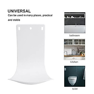 Operitacx 2pcs Plastic Water Tray Automatic Soap Dispenser Toilet Tank Tray Soap Dispenser Bracket Hand Dispenser Tray Dispenser Drip Spray Drip Tray Hand Use Handwashing Fluid Abs White