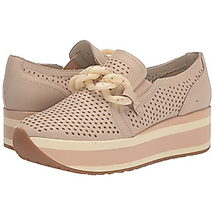 Dolce Vita Women's JHENEE PERF Sneaker, Sand Nubuck, 6.5