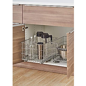 TRINITY Ecostorage Wire Basket with Slides