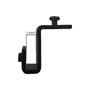 DonYoung 2PCS S-Shape Hooks Clamps for Barn Door Soft Close Mechanism, Set Screws Included