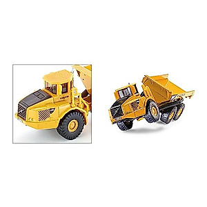 A40D Dump Truck Yellow 1/87 (HO) Diecast Model by Siku SK1877
