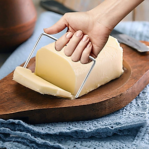 BESTonZON Cooking Cutter Wire Leveler Handheld Egg Butter Slicers for and Pastry Lyre Cutting Gadgets Slicer Home Multifunctional Supplies Tools Soft Cake Cheese Kitchen Spatula Dessert