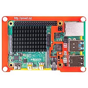 Pibow Coupé 4 (Raspberry Pi 4 only) Red