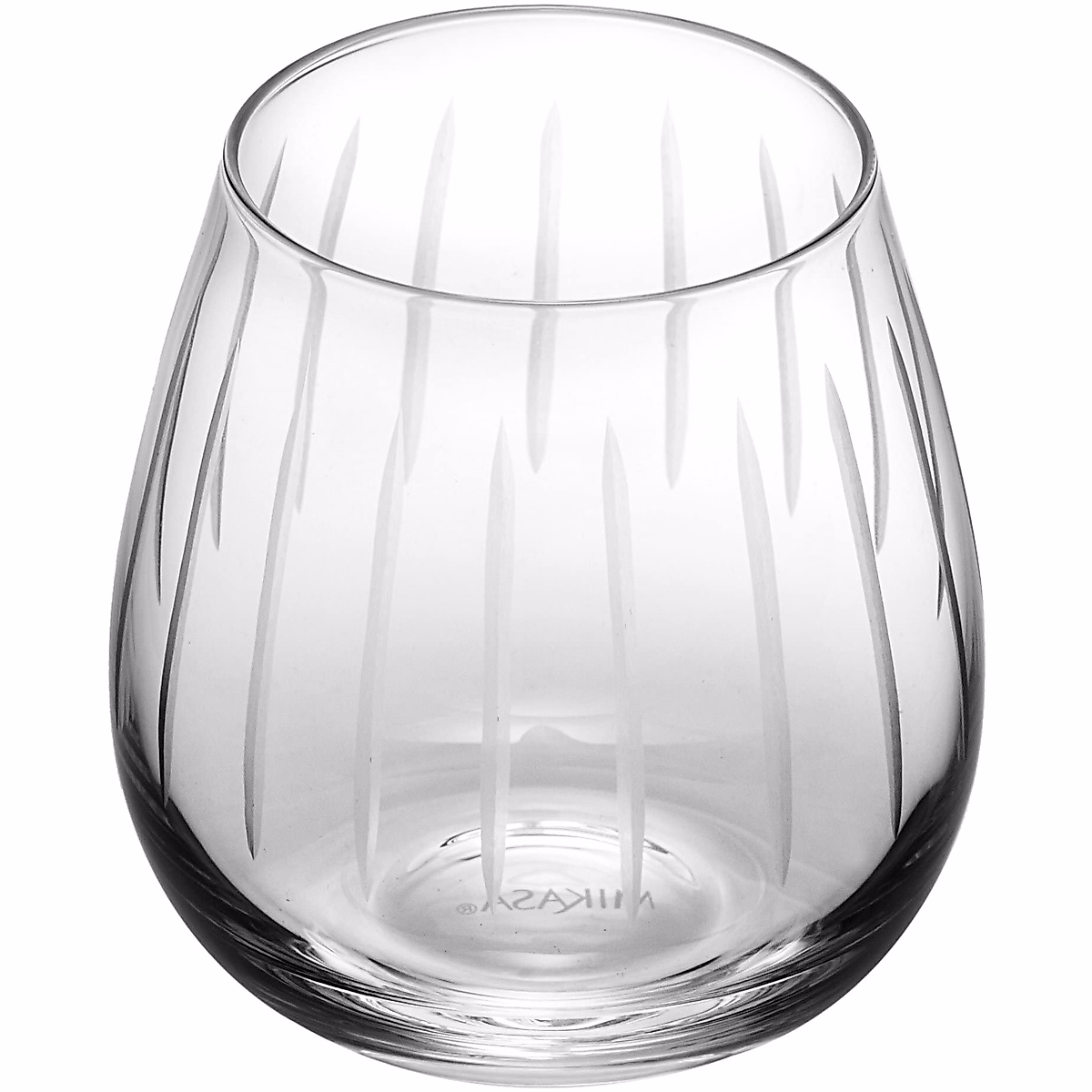 Mikasa Cheers Stemless Wine Glass, 14-Ounce, Set of 4