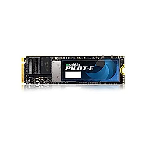 Mushkin Pilot-E – 500GB PCIe NVMe – Opal Data Encryption – M.2 (2280) Internal Solid State Drive (SSD) – Gen3 x4 – 3D TLC - (MKNSSDPE500GB-D8)