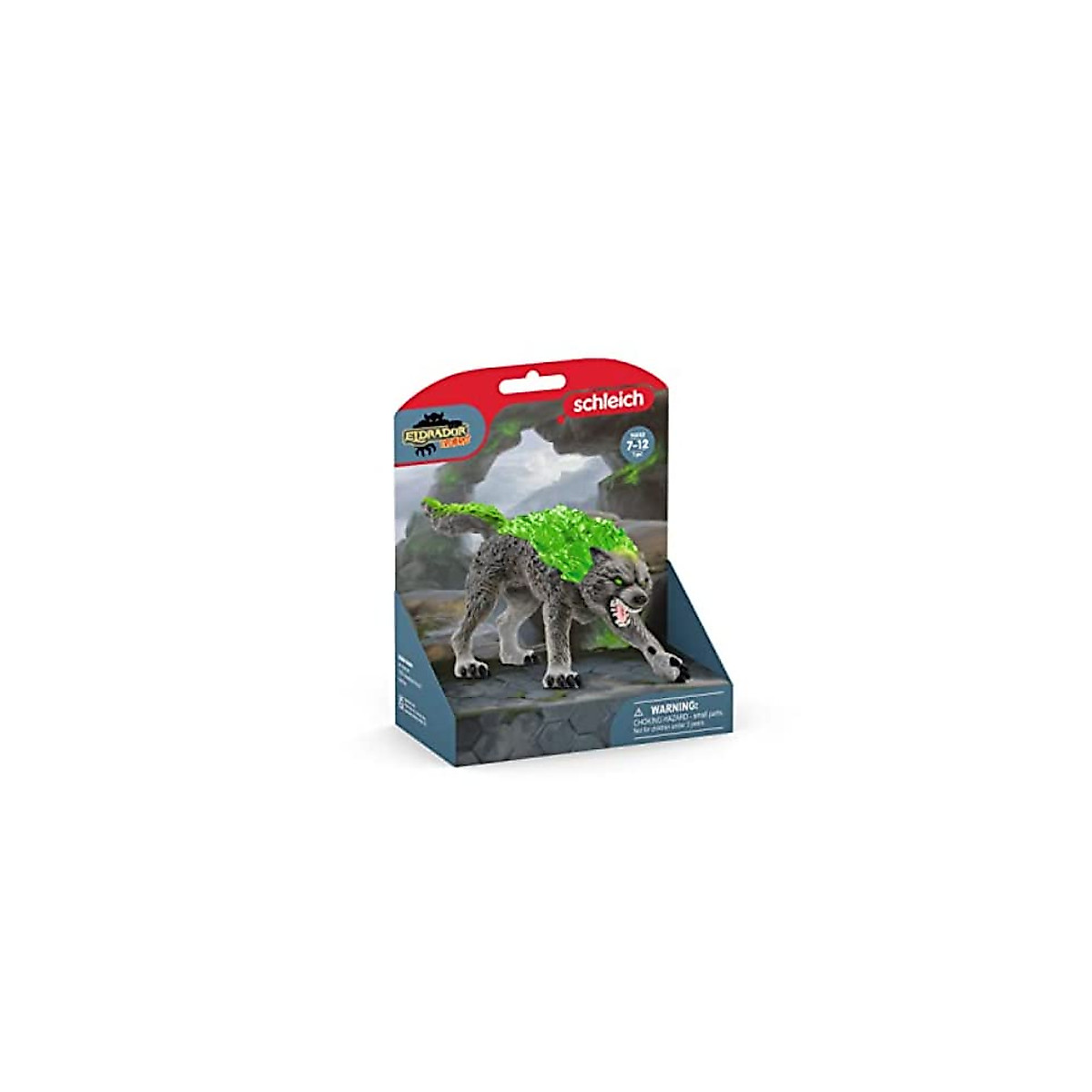 Schleich Eldrador New 2023, Mythical Creature Toys for Boys and Girls, Granite Wolf Action Figure Toy, Ages 7+
