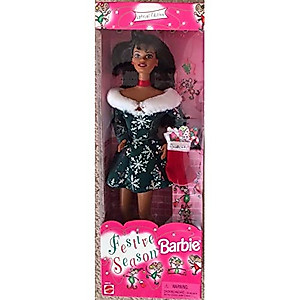 Festive Season Barbie Doll (Brunette Hair) Special Edition (1997)