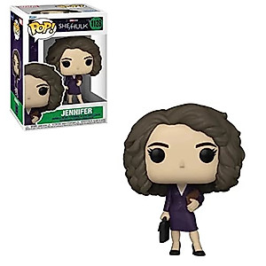 POP Marvel: [She Hulk] Attorney at Law - Jennifer Funko Vinyl Figure (Bundled with Compatible Box Protector Case), Multicolor, 3.75 inches