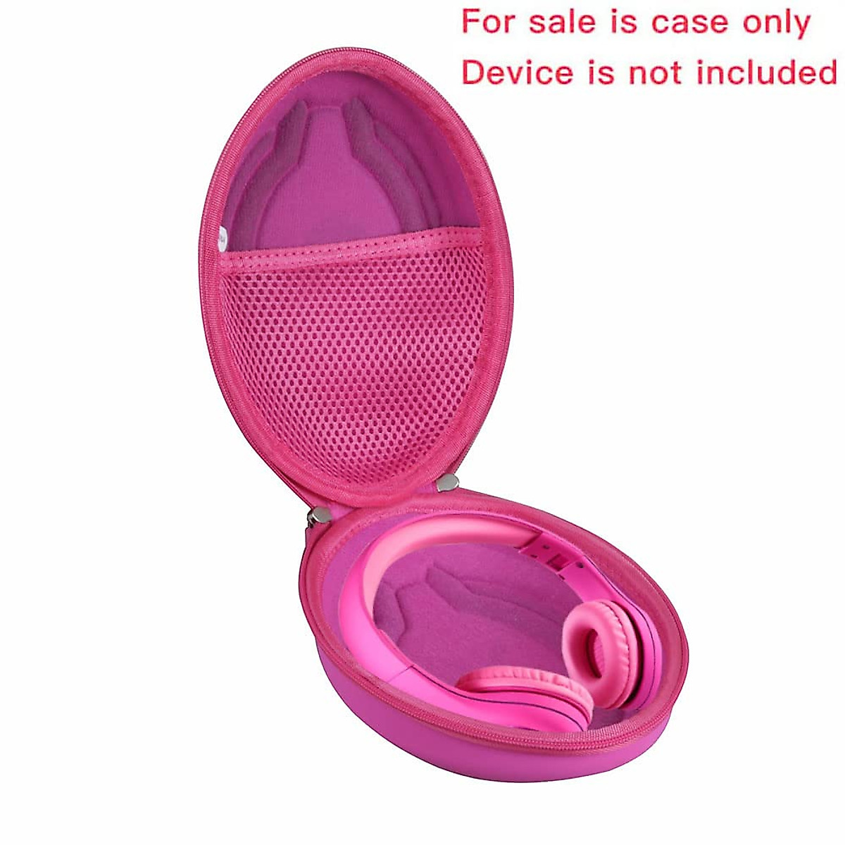 Hermitshell Hard Travel Case for LilGadgets Connect+ Pro Kids Headphones Wired (Pink)