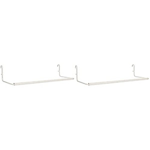 Cabilock 2pcs Organizer Hooks Hanging Multifunctional Kitchen Continuous Bathroom White Laundry Extendable: Workshop Accessory Toilet Holder Room Pegboard Organization Stainless Extendable