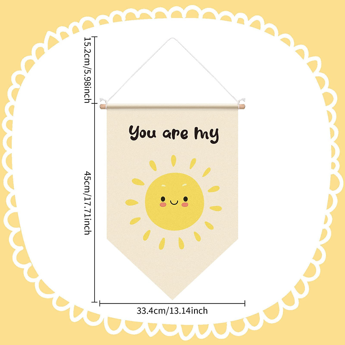 3 Pcs Canvas Hanging Pennant Flag Banner Wall Sign Decor Gift, Playroom Decor Long Live Boyhood Banner Boho Room Decor for Kids, Baby Boy, Baby Girl, Nursery Room Classroom Bedroom Decoration