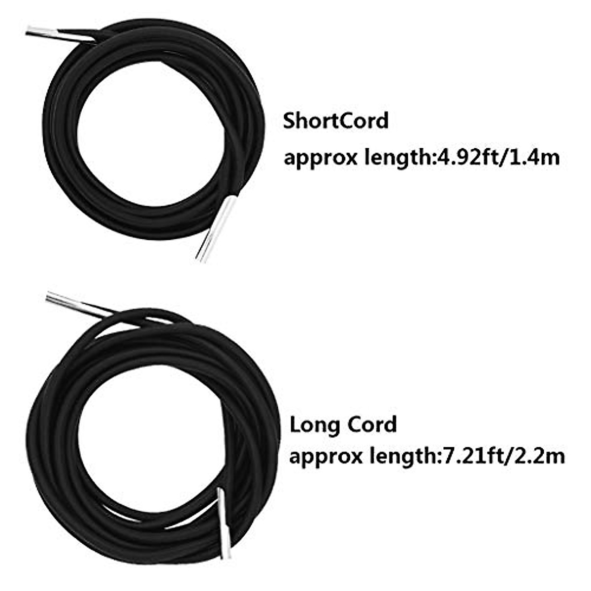 Jmkcoz 4 Pcs Zero Gravity Chair Replacement Cords Universal Replacement Laces for Antigravity Chair, Bungee Elastic Lounge Chair Cord Nylon Stretch Patio Recliners Repair Cord for Outdoor, Lawn Chair