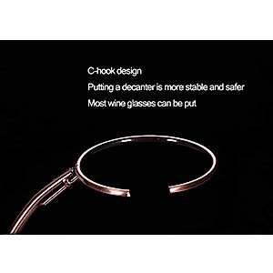 NILICAN Can Be Placed Decanter Wine Glass Holder Kitchen Living Room Bar Metal Free-standing Desktop Tableware Storage Rack Glasses Frame Drying System