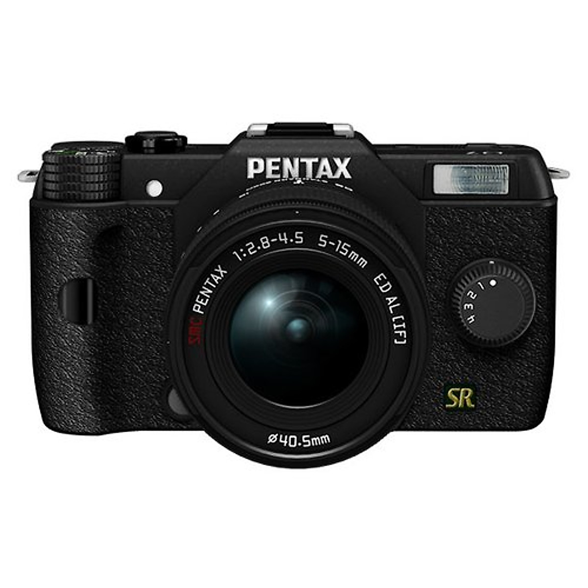 Pentax Q7 (Black) Zoom Lens Kit with 02 Standard Zoom 5-15mm f/2.8-4.5 - International Version (No Warranty)