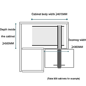 AHDFY Kitchen Cabinet Pull Out Shelves, Blind Cabinet Pull Out Organizer, Corner Built-ins Basket Kitchen Cabinet Pull Out Shelves for Pantry Cabinet Cupboard Table,800CABINTE