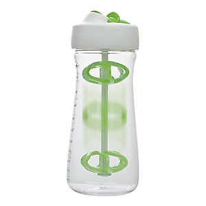GFZYLQ Salad Dressing Shaker Container, Dripless Pour, Leak-free, Soft Grip, BPA Free, Homemade Salad Dressing Bottle Mixer Measure, 500ml