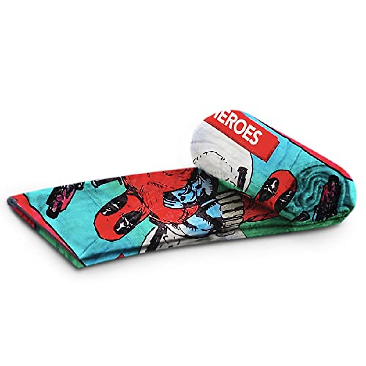 Marvel Deadpool Fleece Throw Blanket| Measures 60 x 45 Inches