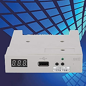 Oumij1 Drive Emulator,720KB SFRM72-FU USB SSD Floppy Drive Emulator with 720K Floppy Drive ABS