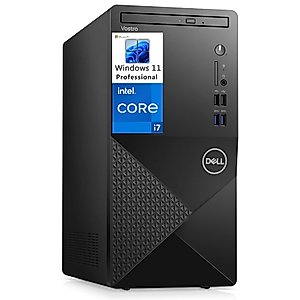Dell 2023 Vostro 3910 Business Tower Desktop, 12th Gen Intel 12-Core i7-12700 up to 4.9GHz, 4GB DDR4 RAM, 512GB PCIe SSD, DVDRW, 802.11AC WiFi, Bluetooth 5, Keyboard & Mouse, Windows 11 Pro