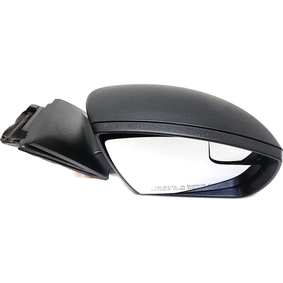 Kool Vue Passenger Side Power Non-Heated Mirror for Ford Focus 2012-2014 With Spotter Glass; Without Signal Light & Puddle Lamp Textured Sedan