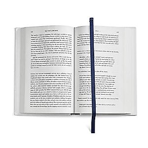 Superior Essentials Clip On Ribbon Bookmark (Blue, 10 Pack)