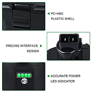 PDstation 【Upgraded to 6000mAh】 2Pack DC9096 DC9098 Battery Li-ion Replacement for Dewalt 18V Battery DC9098 DC9099 DE9039 DE9096 DE9098 DW9099 DW9098 Compatible with Dewalt 18V Tools