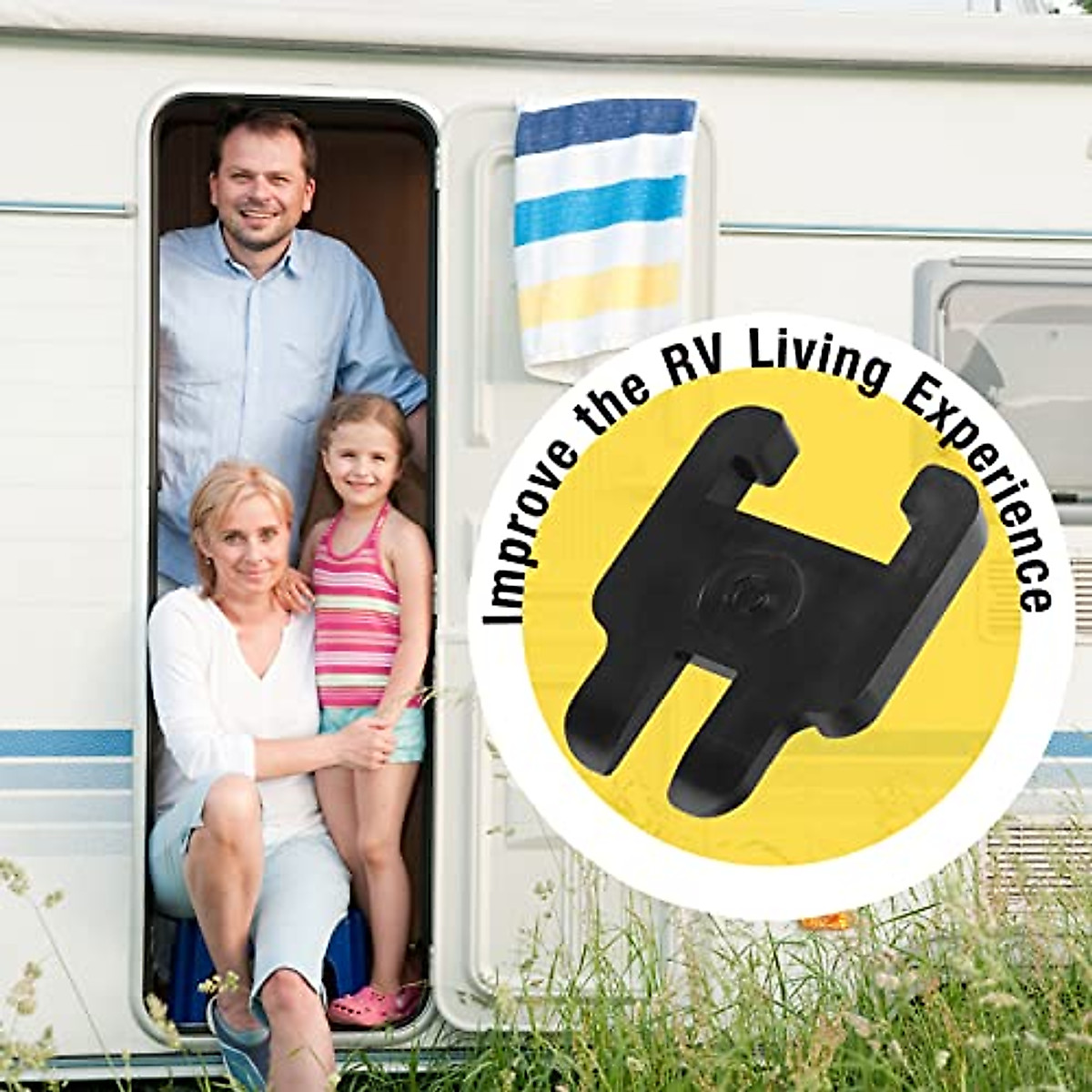 Sway Bar Bracket,E2 Hitch Parts,Weight Distribution Hitch Parts Compatible with E2 Hitch Sway 6k 8k 10k 12k 14k,Sway Control Brackets,Sway Bracket Jacket Eliminate Noise 1pair (2pcs)