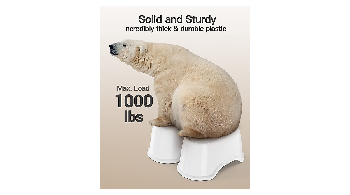 Pipishell 7” Toilet Stool: Enhance Bathroom Comfort