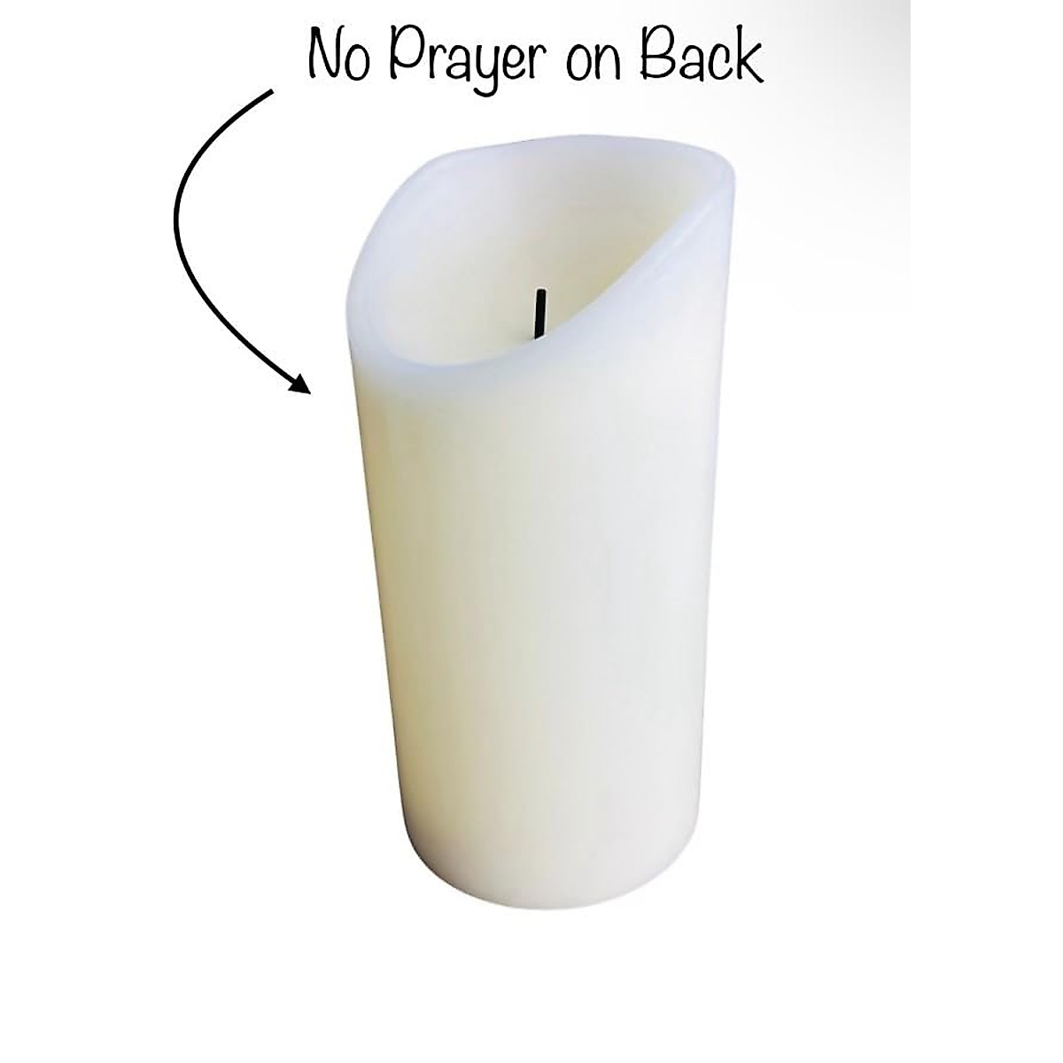 Ships Fast from Texas! Personalized Crucible Smooth Wax LED Flameless Flickering Prayer Candle with Name, Battalion, Company, and Platoon.