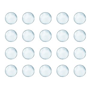 uxcell 9mm Solid Round Clear Glass Ball Boiling Stones Soda Lime Glass Beads 200pcs